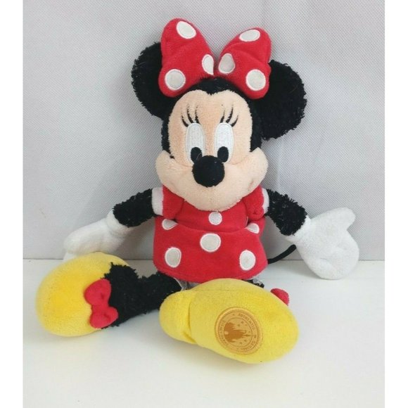Disney | Toys | Disneyland Walt Disney World Minnie Mouse Fuzzy Plush ...